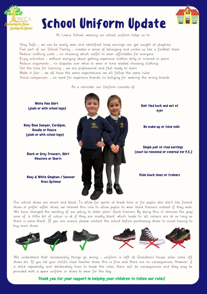 School Uniform - Lowca Community School